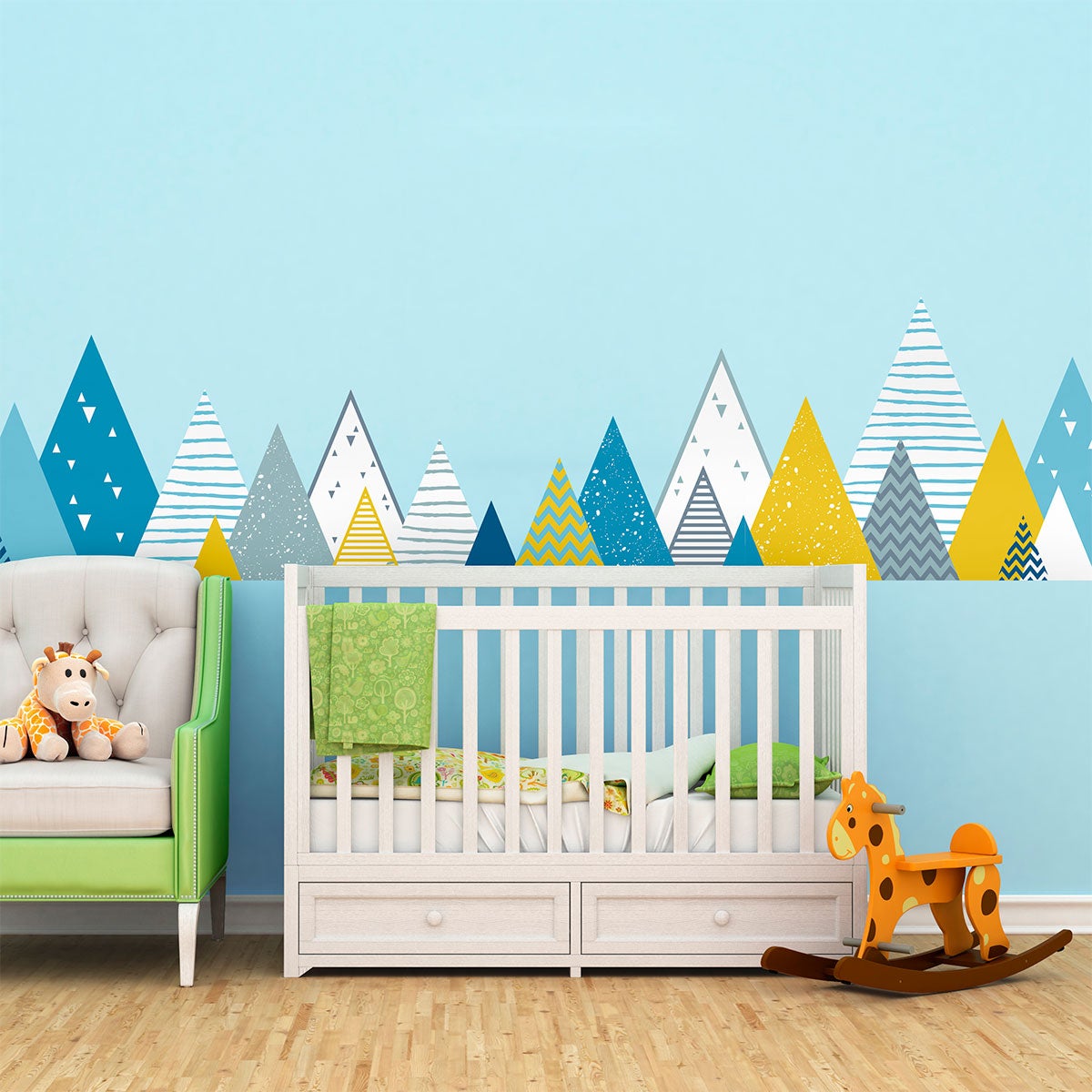Stickers muraux enfants - Décoration chambre bébé - Autocollant Sticker ...