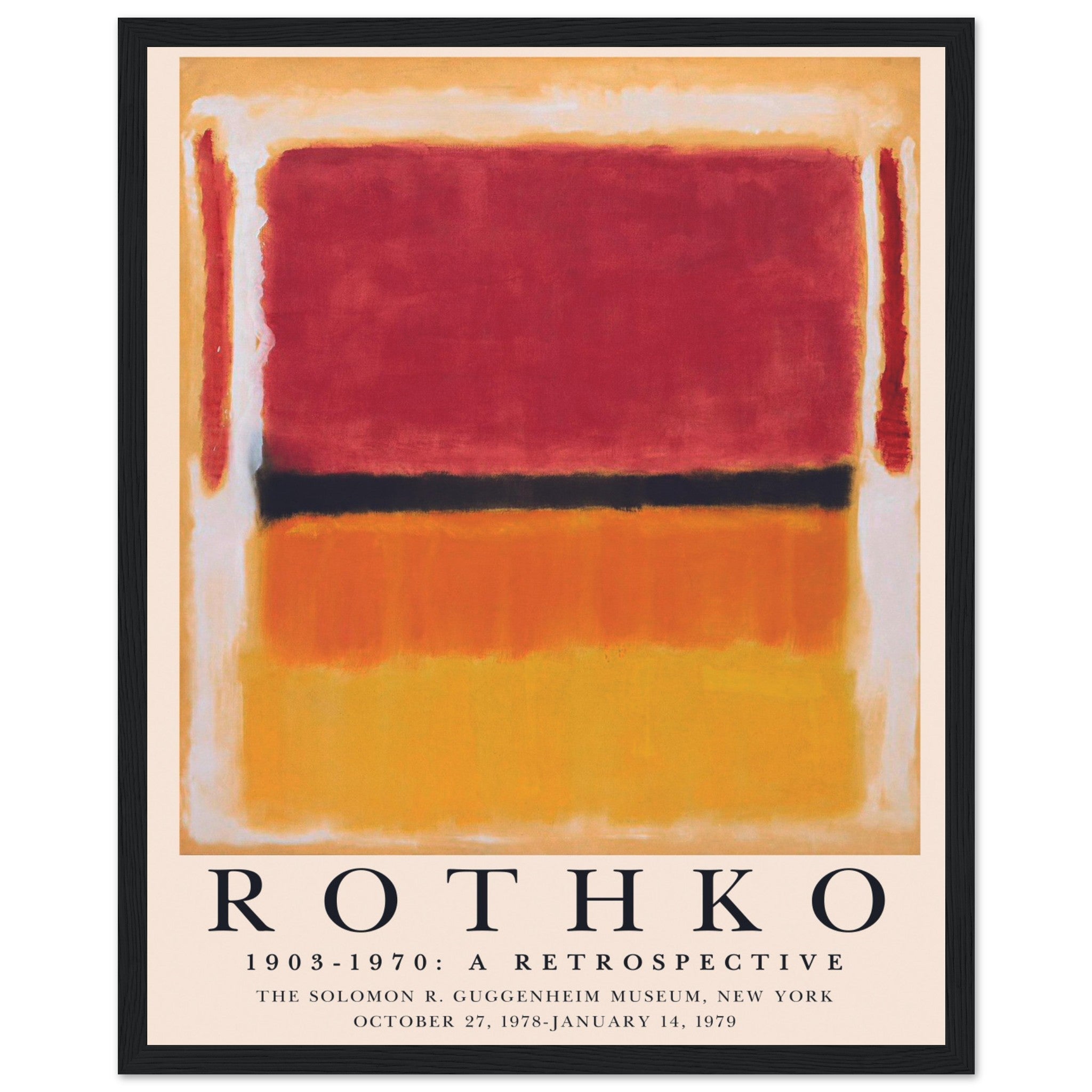 Lámina decorativa para enmarcar CUADRO ROTHKO III 70x100 cm | Leroy Merlin