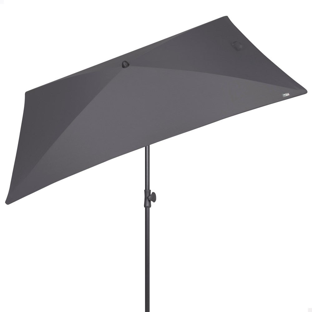 Parasol de balcon inclinable rectangulaire anthracite 200x125 cm UV30 ...