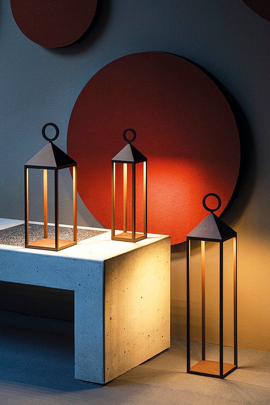 Lanterne Pic Nic LED moderne 2,2 W IP54 rechargeable et dimmable h. 67 ...