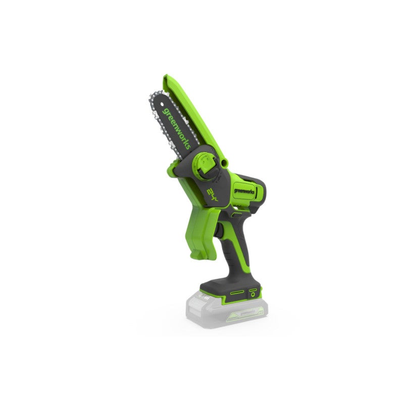 Scie de jardin 10 cm 24V GREENWORKS - Sans batterie ni chargeur - G24MCS10 | Leroy Merlin