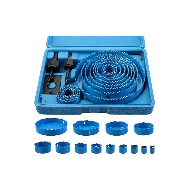 Scie cloche et trépan,13 Pcs Kit Scies Cloches bi-métal en Acier ...