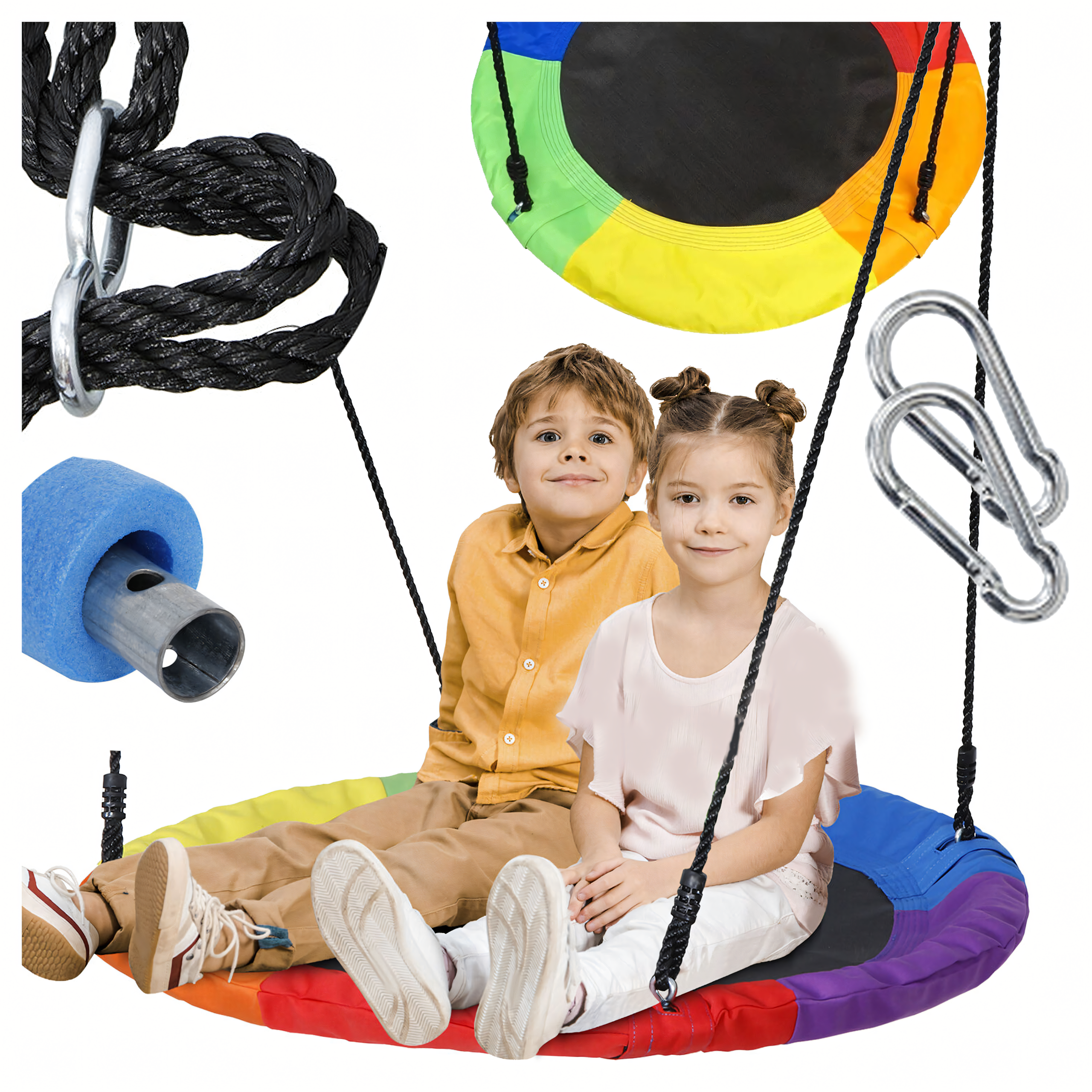 Hamac suspendu jardin Grande 100 cm Nid d'oiseau pour enfants | Leroy ...