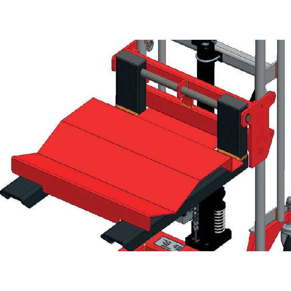 Chariot porte bobine semi électrique - Hauteur 1500mm - Plateau bobine ...