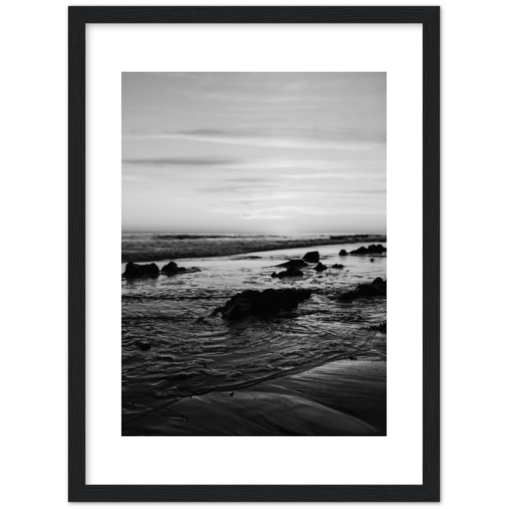 Lámina decorativa para enmarcar ATARDECER COSTA 70x100 cm | Leroy Merlin