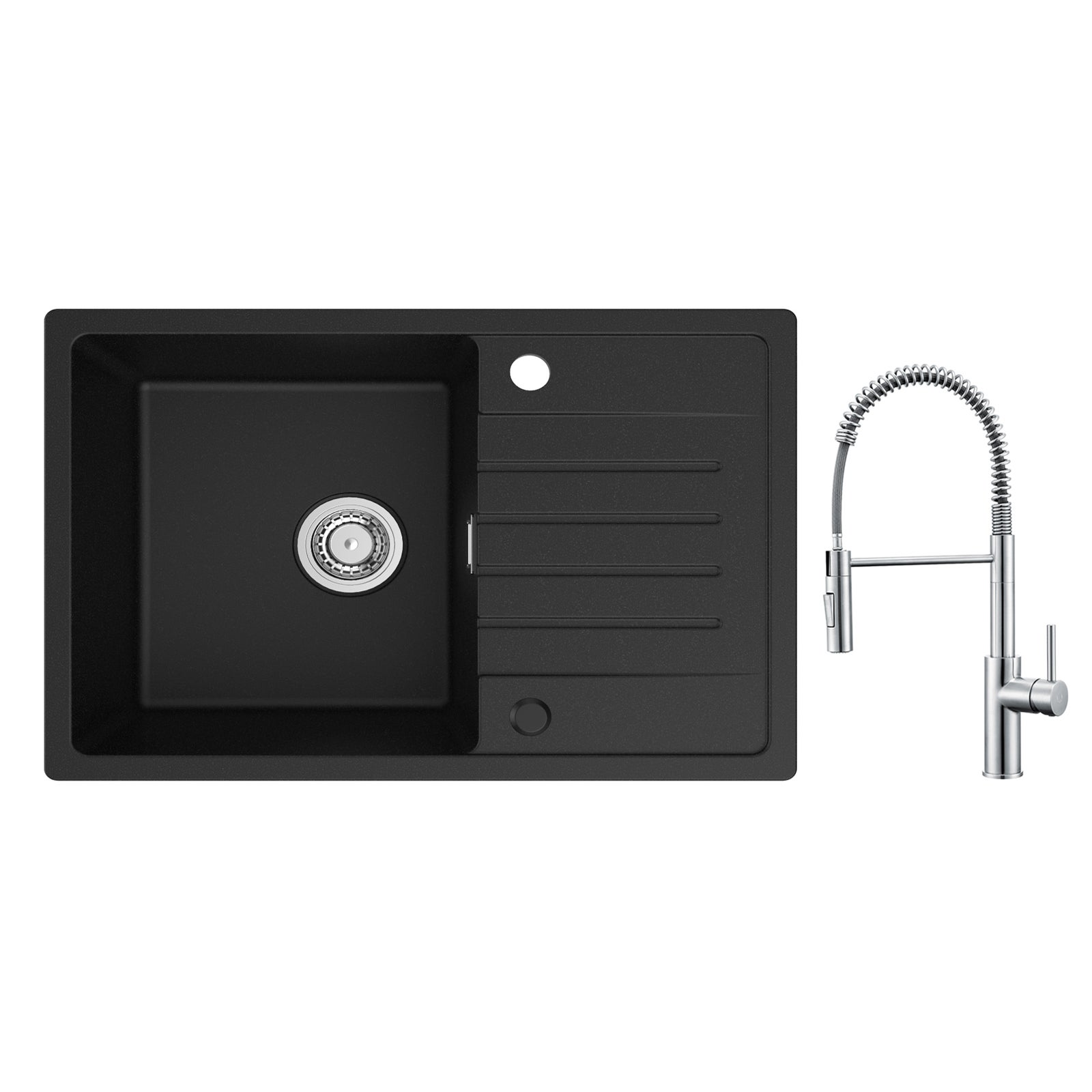 Lavello Cecipa max 78x45cm 1 vasca con gocciolatoio Lavello incasso in ...