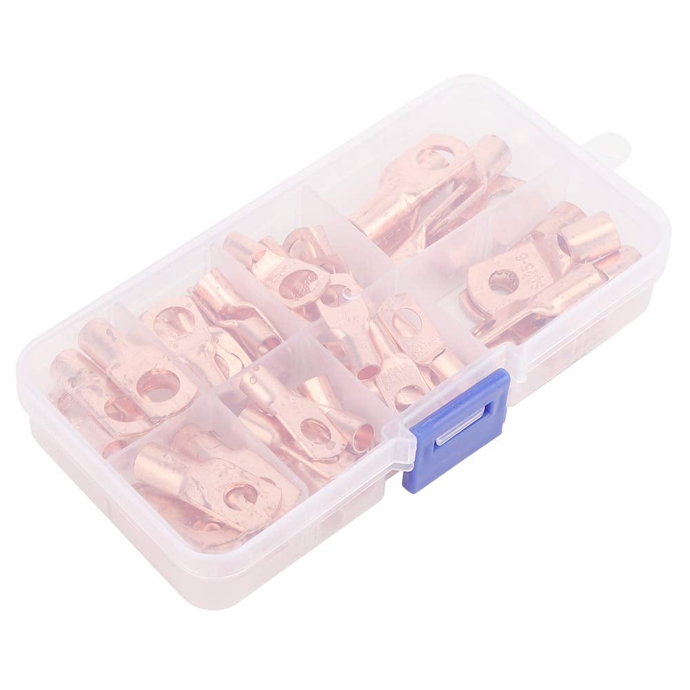 Juego de 60 terminales de conector de anillo de cable de soldadura con ...