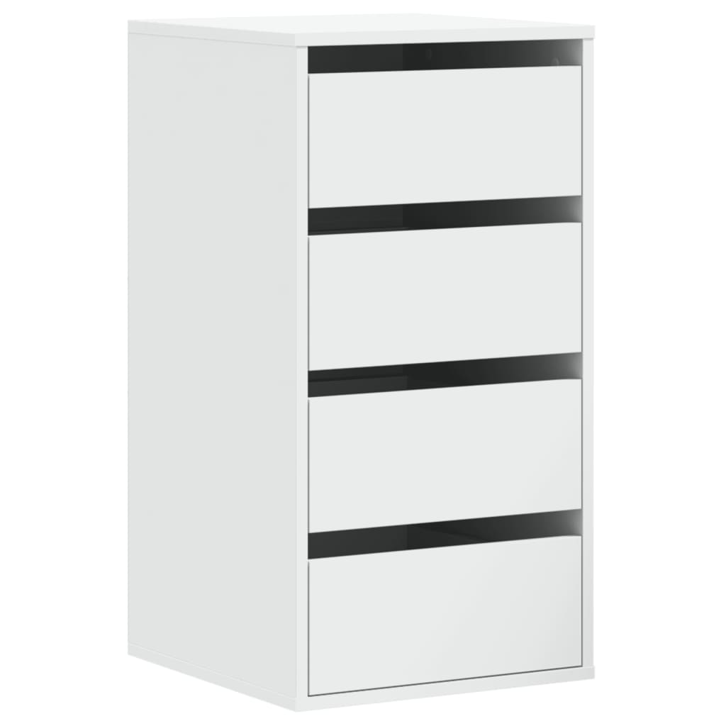 Cómoda esquinera de contrachapado blanco 40x41x76 cm | Leroy Merlin