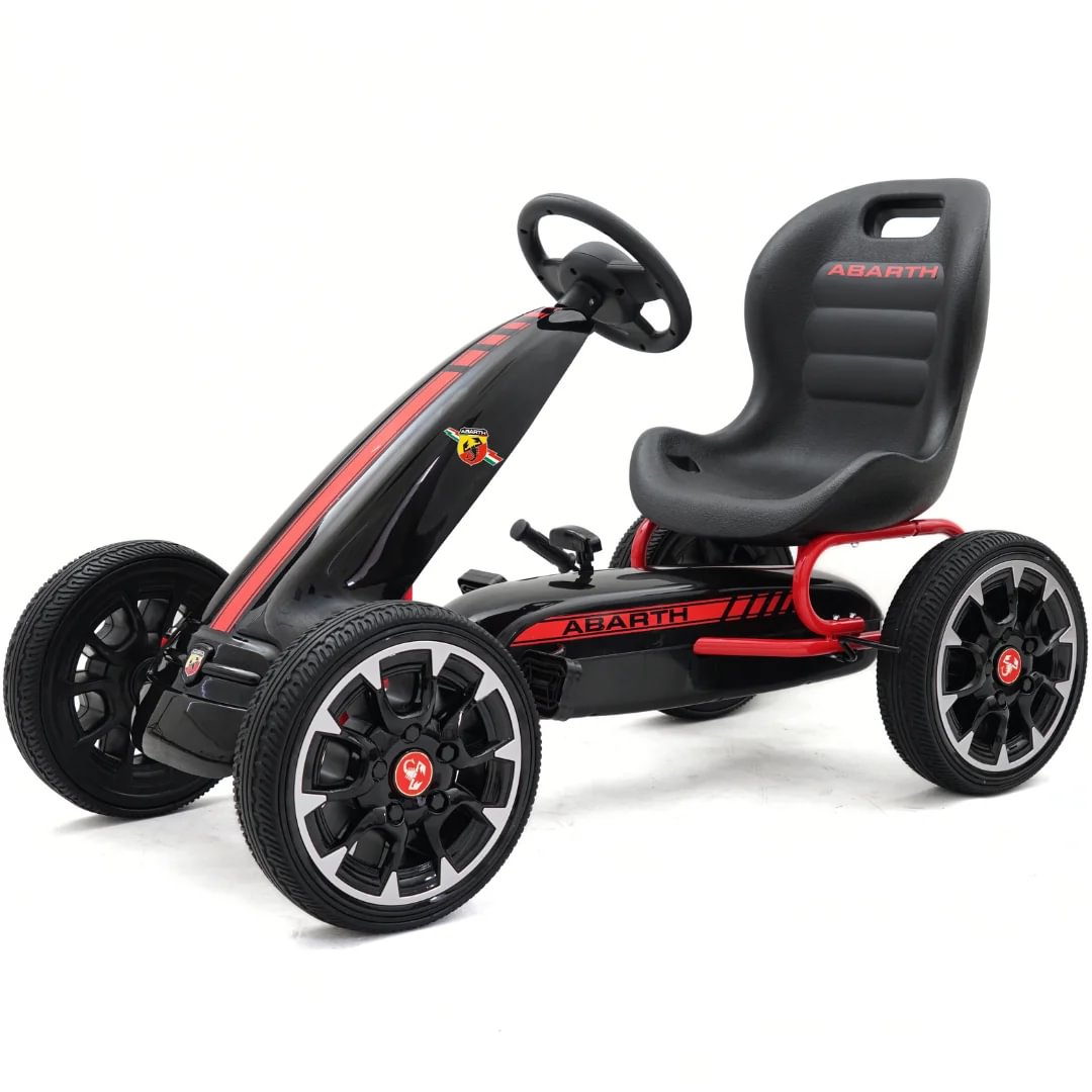 Abarth Go Kart à Pédale - pour Enfants - 3 à 7 ans - Pneus en ...