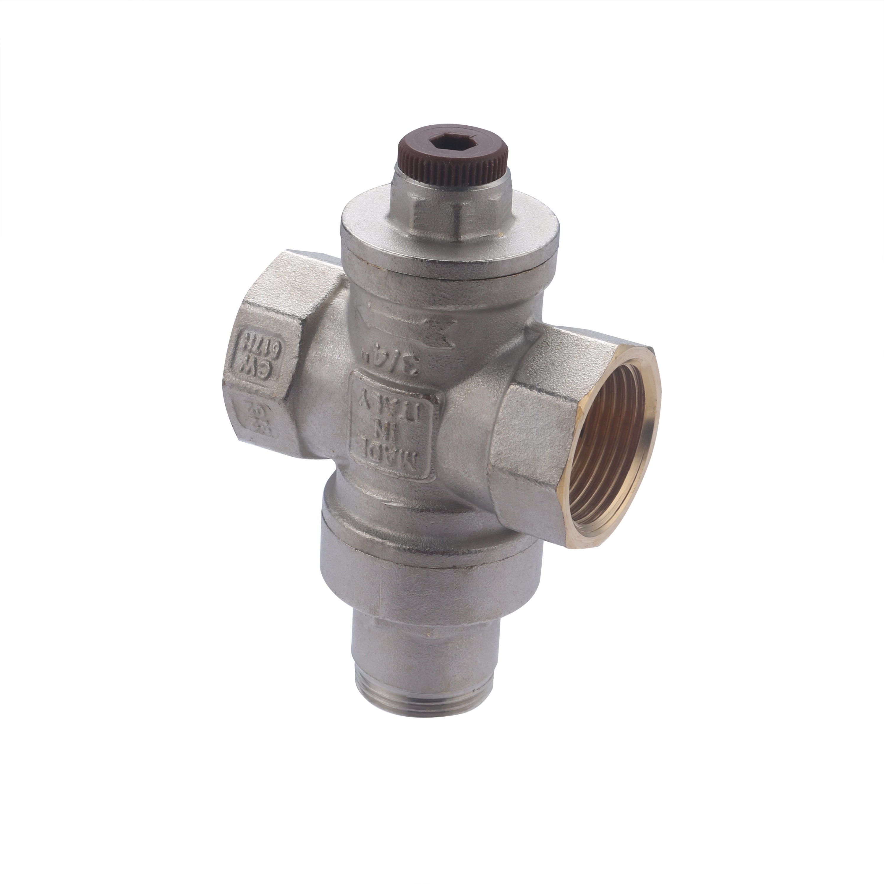 Reductor de Presión Hembra 3/4 con toma de manómetro QUICK PLOMBERIE ...