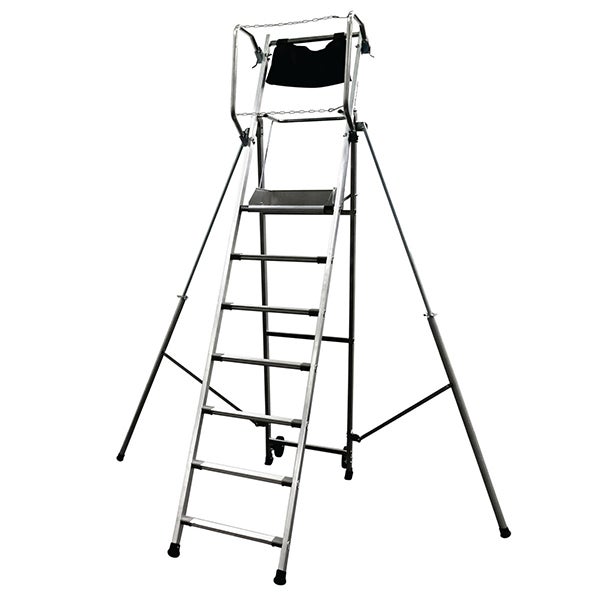 Escabeau PIRL 7 marches - Hauteur max. de travail 3.70m - 18-137 ...