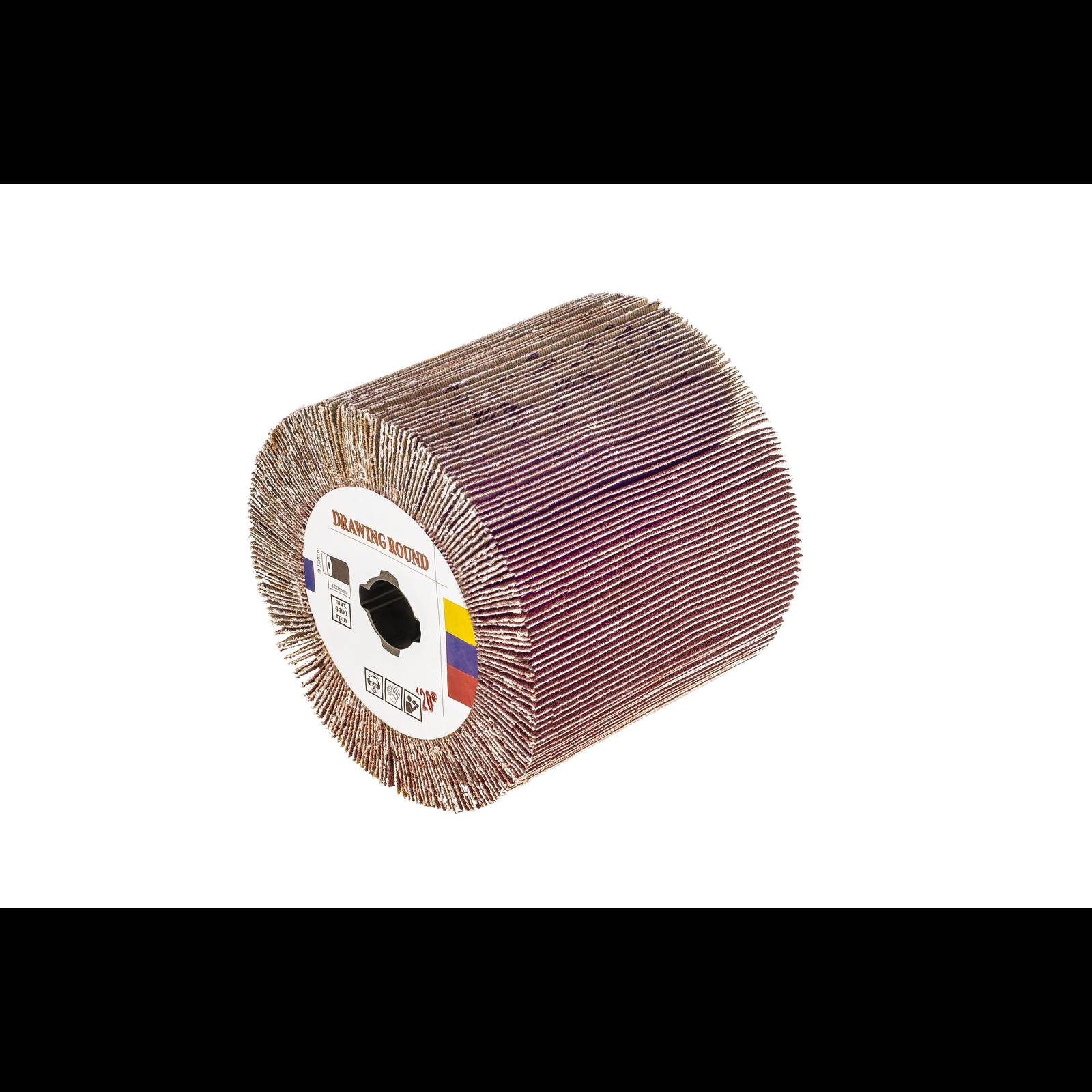 Rouleau abrasif à lamelles - MSW - 110 x 100 mm - Granulation 120 ...