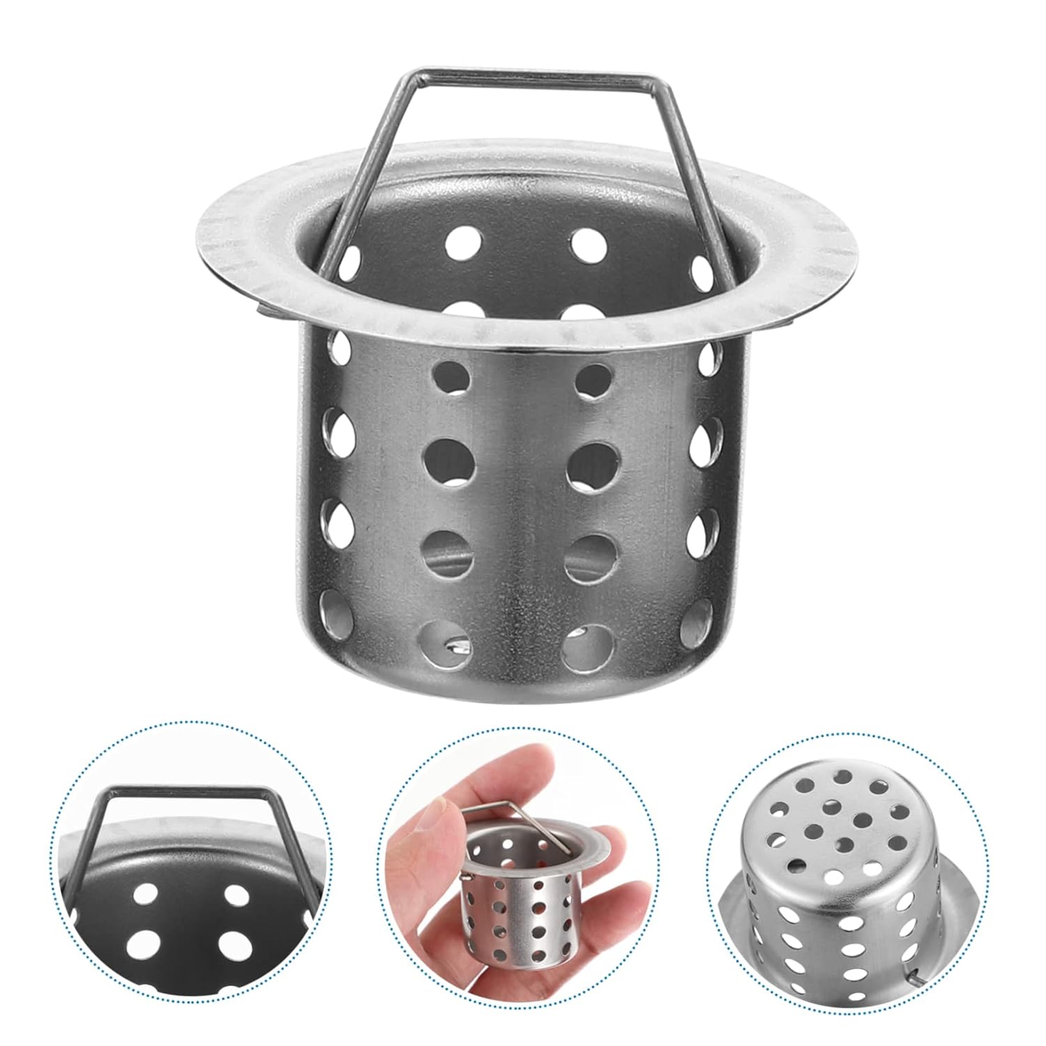 Crépine Évier Acier Inoxydable Panier De Filtrage Pour Évier De Cuisine ...