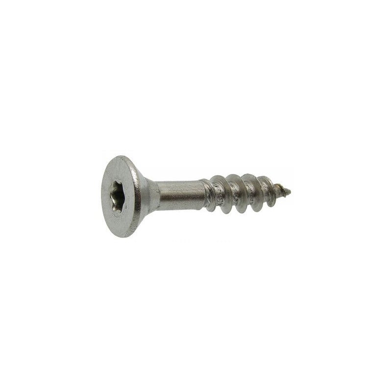 Vis à bois agglomérés tête fraisée Torx inox A2 6X100/60 boîte de 100 ...