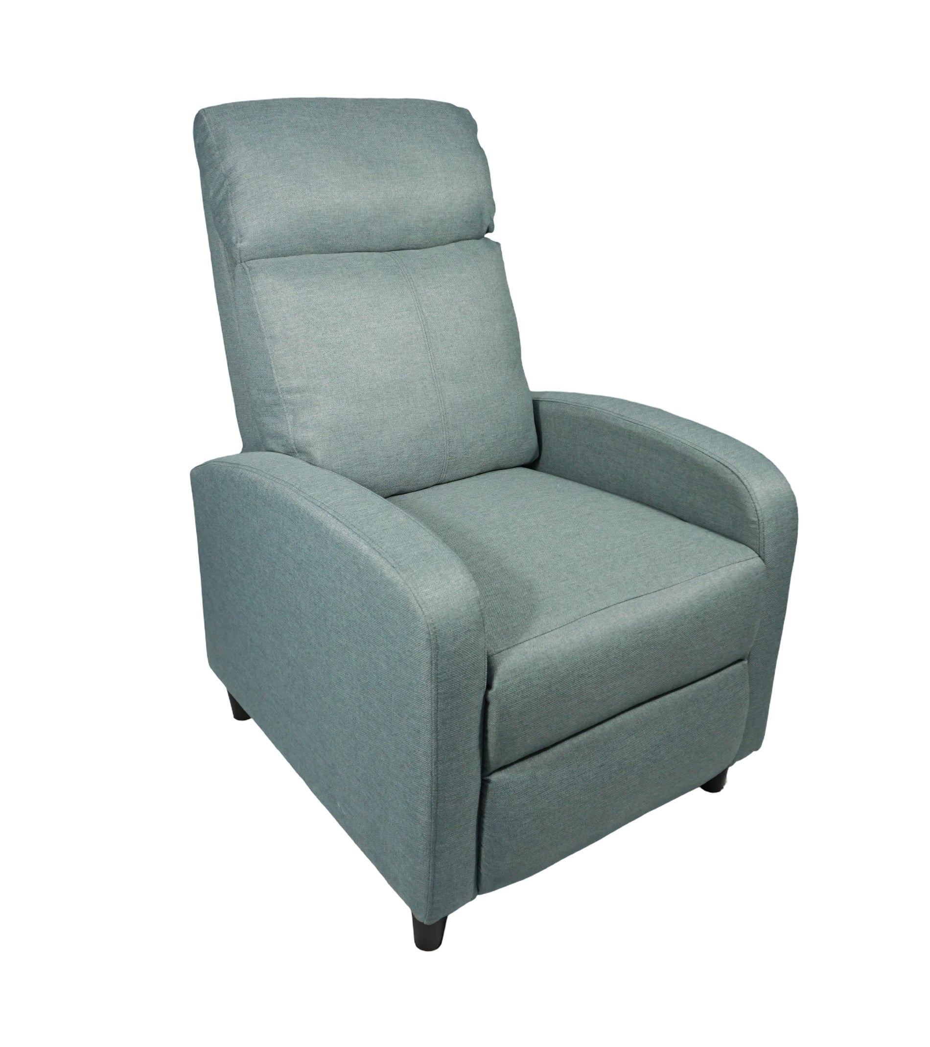 Sillón relax Nexus butaca reclinable por empuje, color verde agua ...