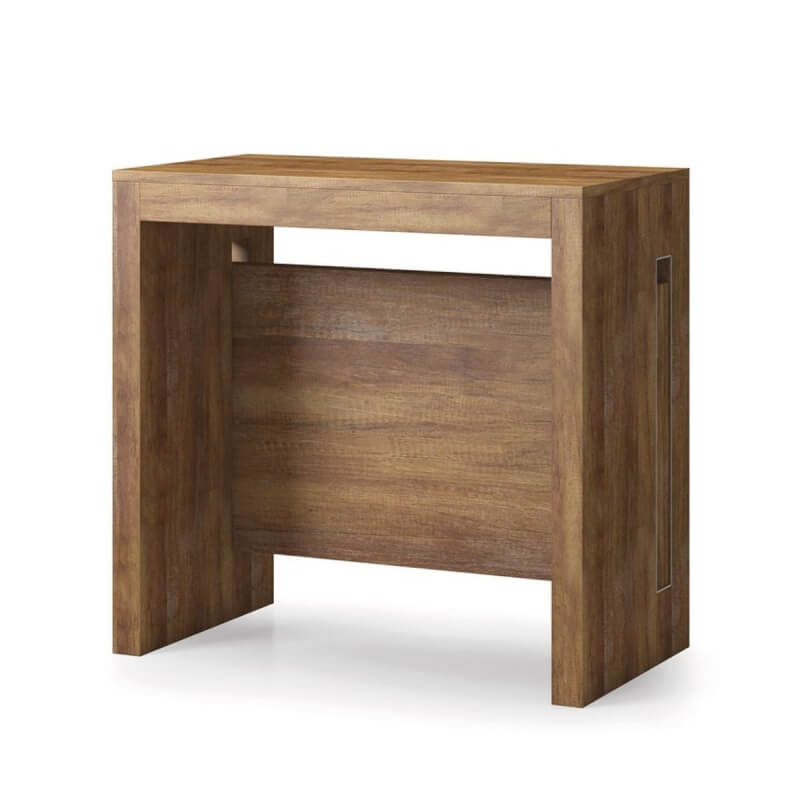 Table console transformable en chêne canyon foncé | Leroy Merlin