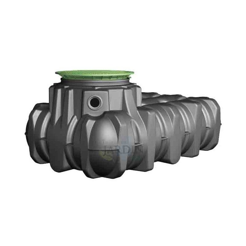 Réservoir d'eau souterrain Platin Graf 3000L en polypropylène. Système ...