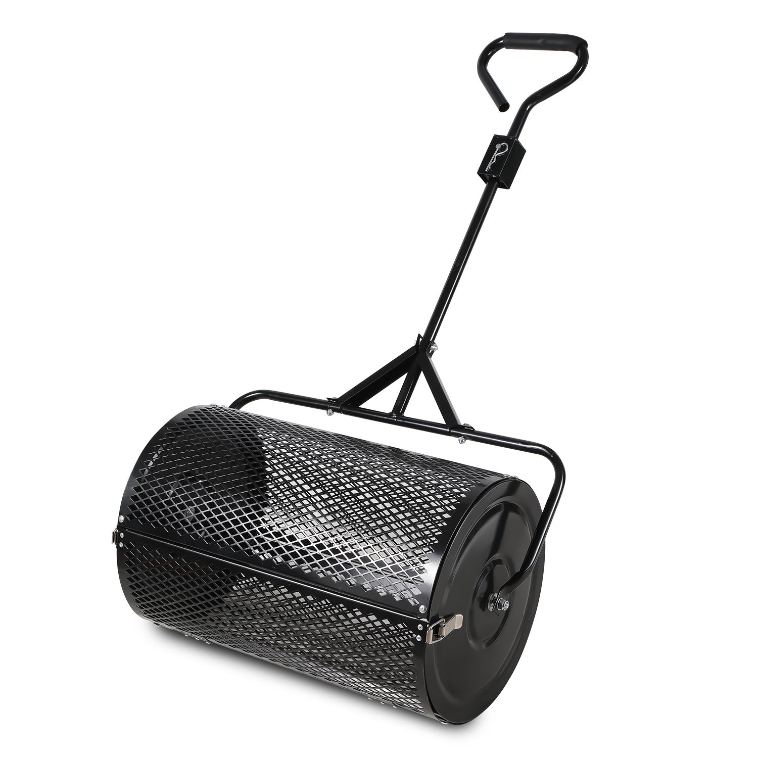 Épandeur à Compost de 60 cm Rouleau ，Épandeur de Gazon avec Poignée en ...