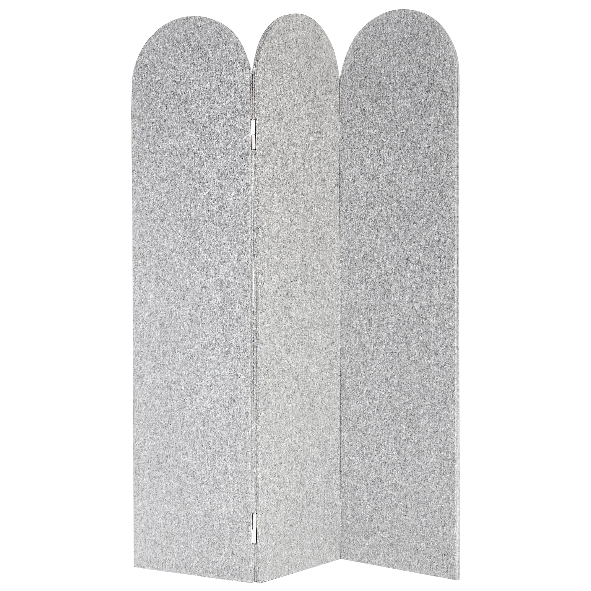 Séparation de pièce acoustique à 3 panneaux SLIMMY Gris clair 120 cm ...