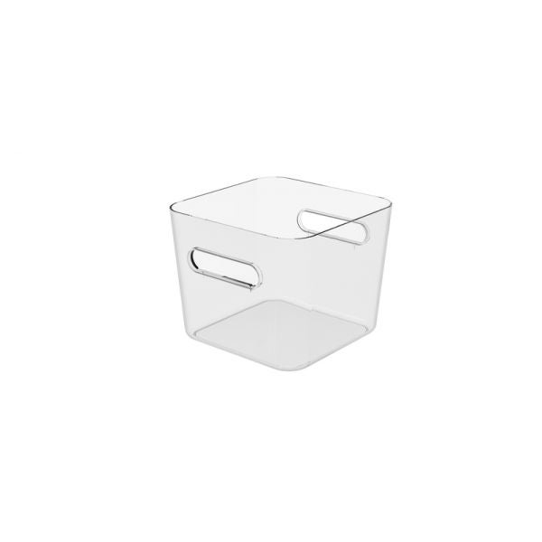 Bac de rangement Frigo carré Compact Square L - Transparent | Leroy Merlin