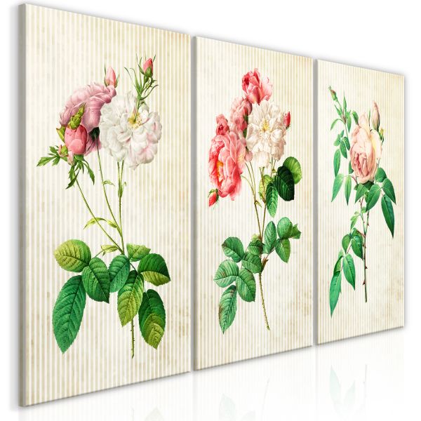 Tableau Fleurs Floral Trio (Collection) 120x60 cm | Leroy Merlin