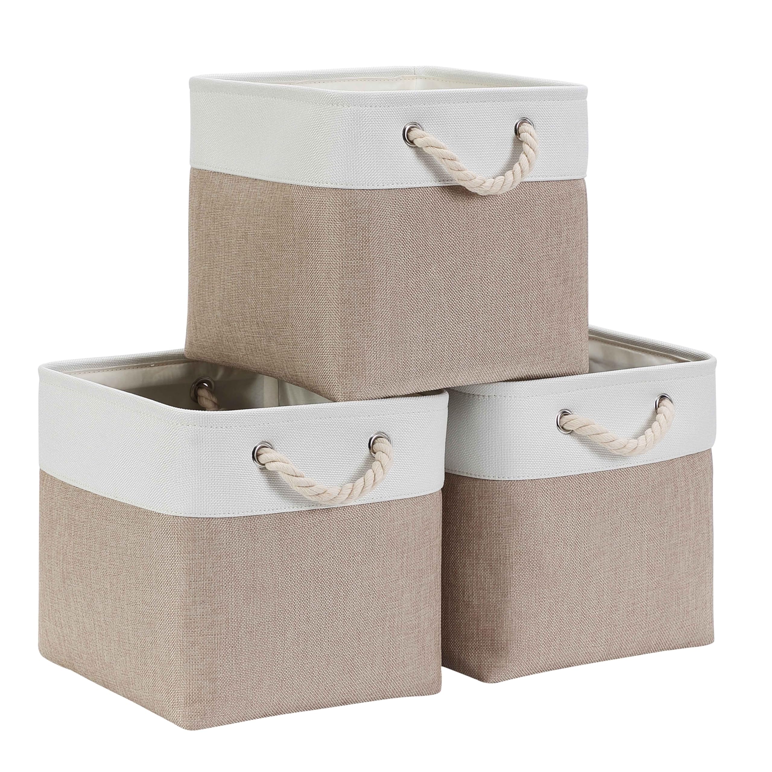 Cube de Rangement Tissu,30x30x30cm Panier Cube de Rangement, Boite ...