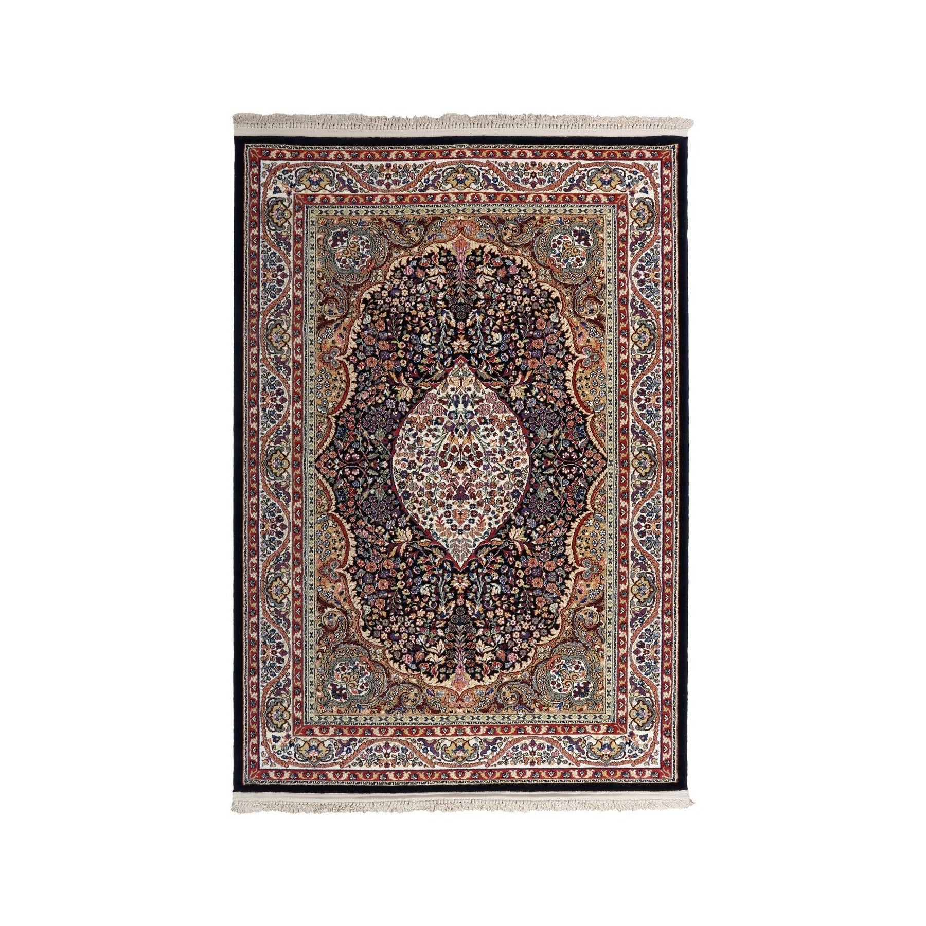 Tapis classique fait de laine vierge pure PERSIA 820 AZUL MARINO ...