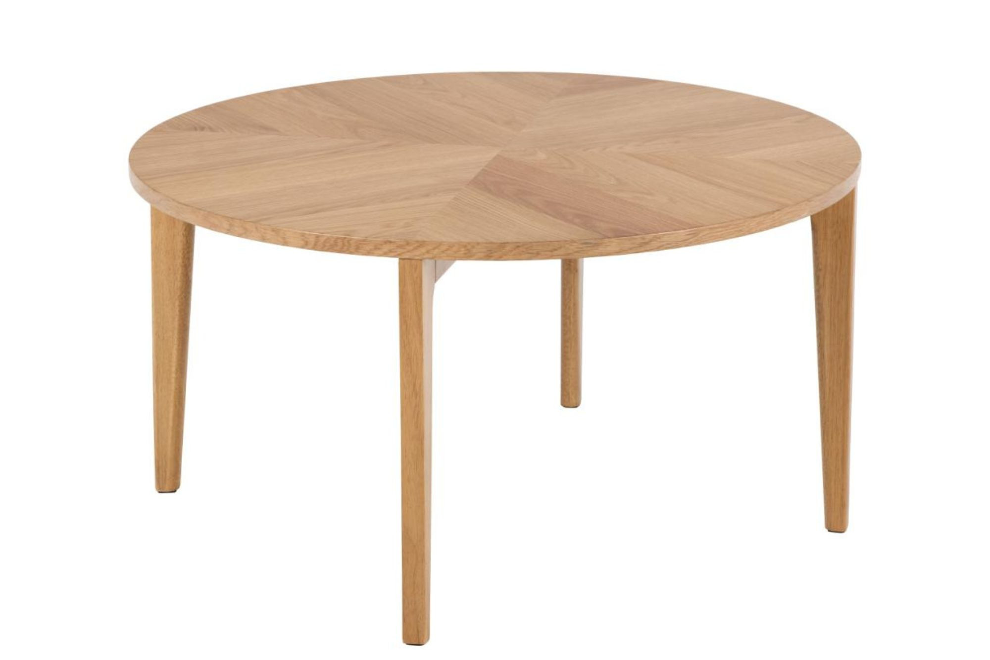 Table basse design ronde en bois clair D80 - LAURA | Leroy Merlin