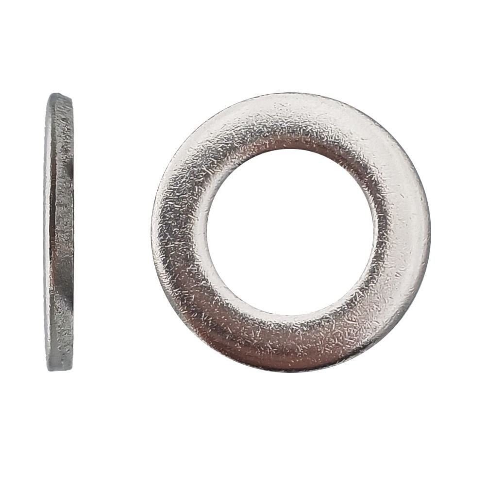 200 Rondelles Plates Etroites M8 mm - NFE 25514 - Inox A2 - D-Work ...