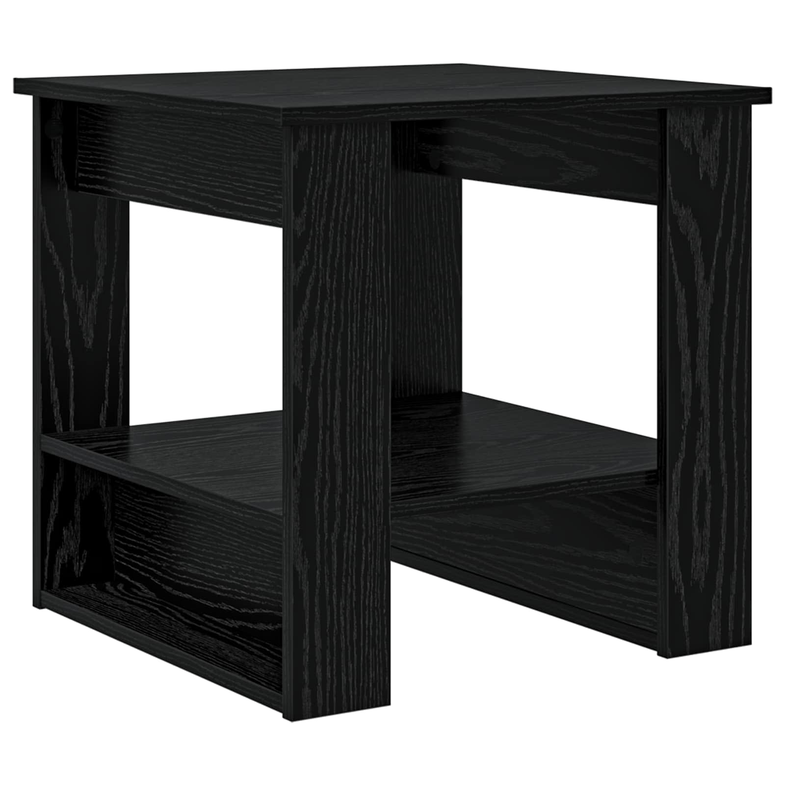 Mesa de Café | Mesas de Centro Roble Negro 51 x 50 x 50 cm Madera de ...