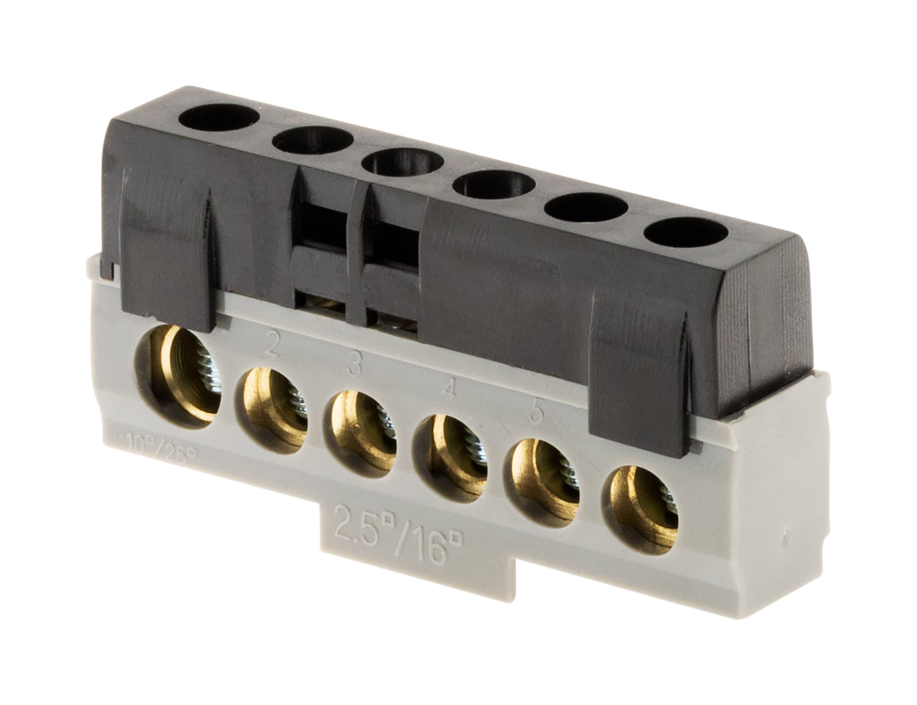 Bornier phase 6 connexions - noir - Thomson | Bricoman