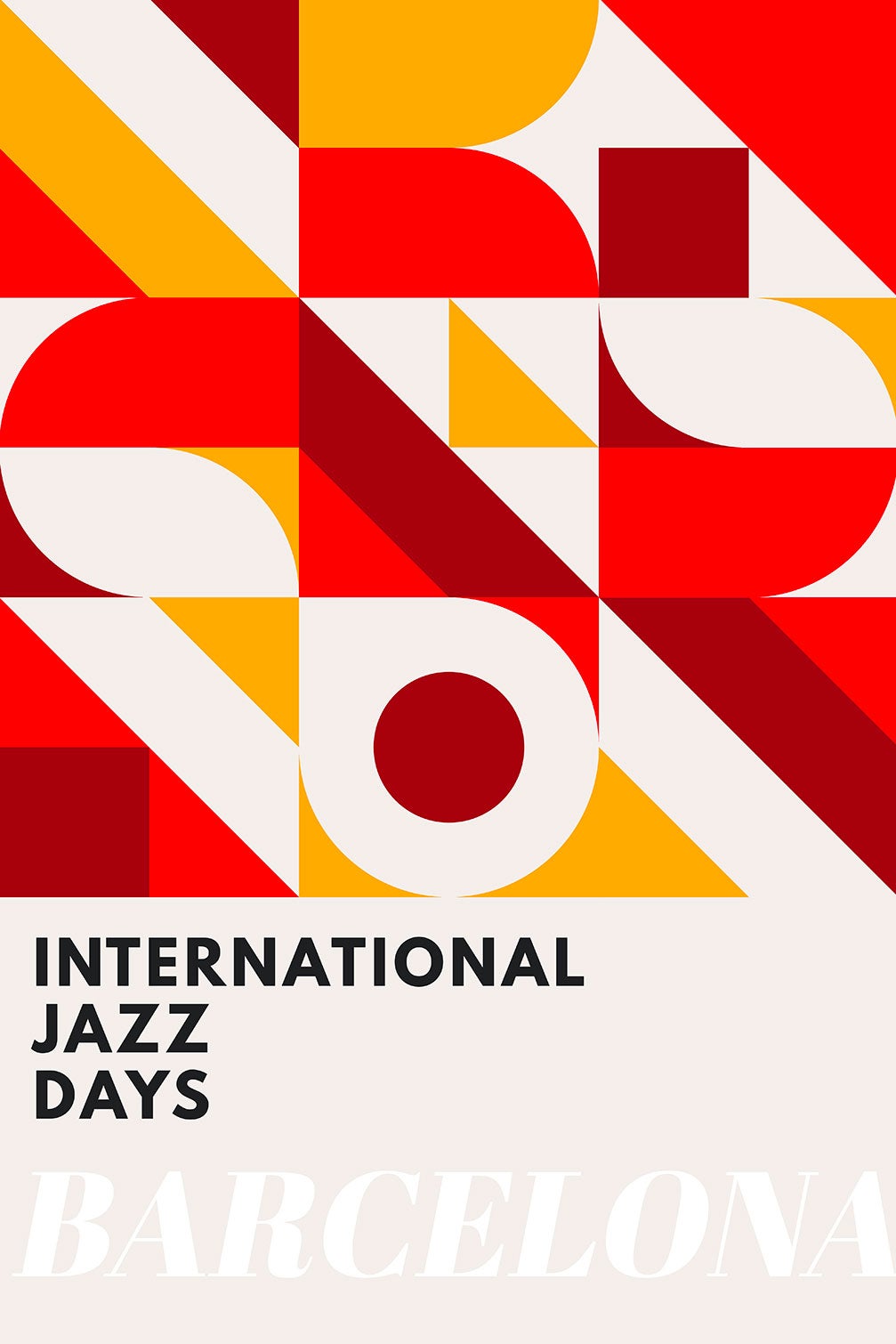 Tableau international jazz days - 60x90cm | Leroy Merlin