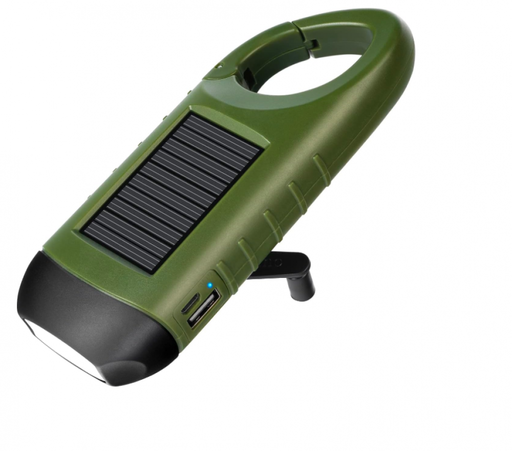 Linterna solar, linterna LED recargable por USB, linterna pequeña con ...