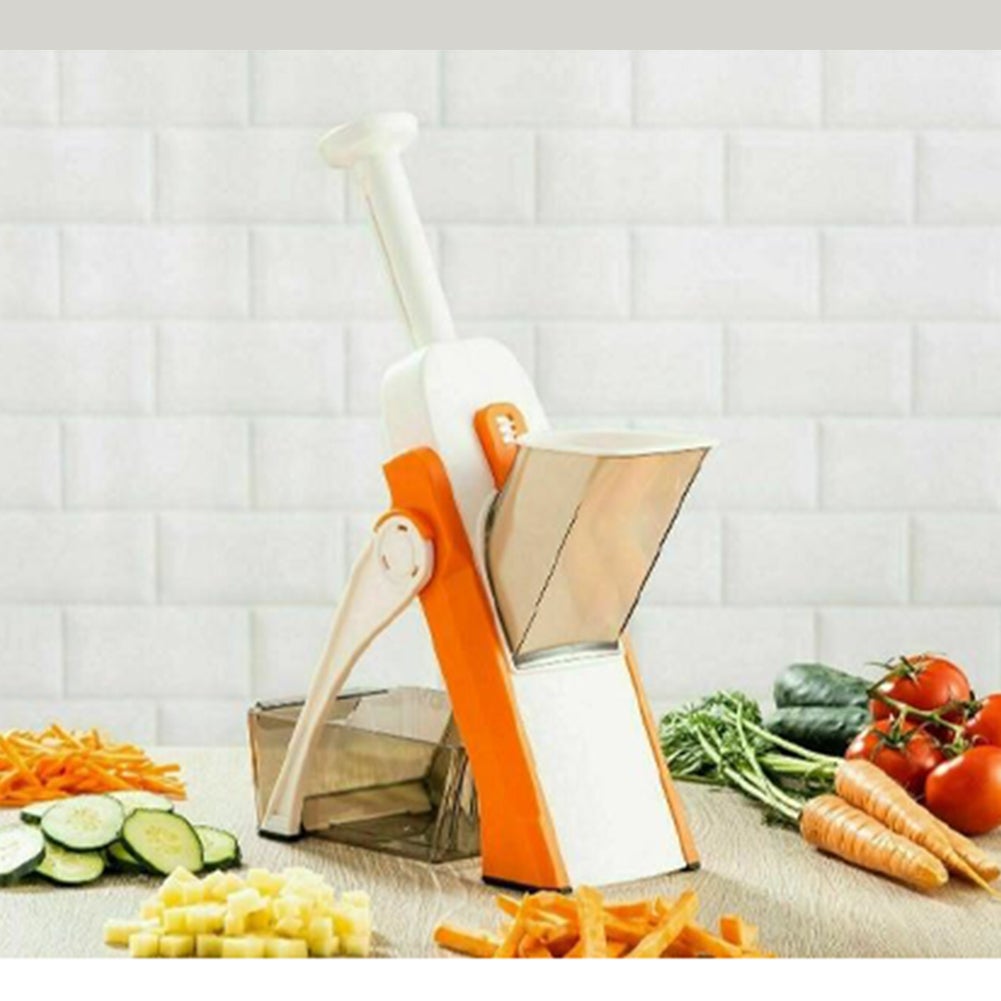 Tagliaverdure affetta verdure manuale julienne 30 tagli regolabili 5-8mm design compatto ...