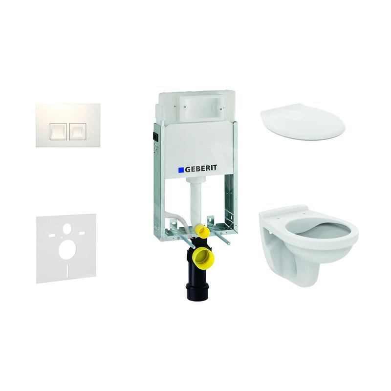 Geberit Kombifix - Set d'installation pré-murale, cuvette Alpha avec ...