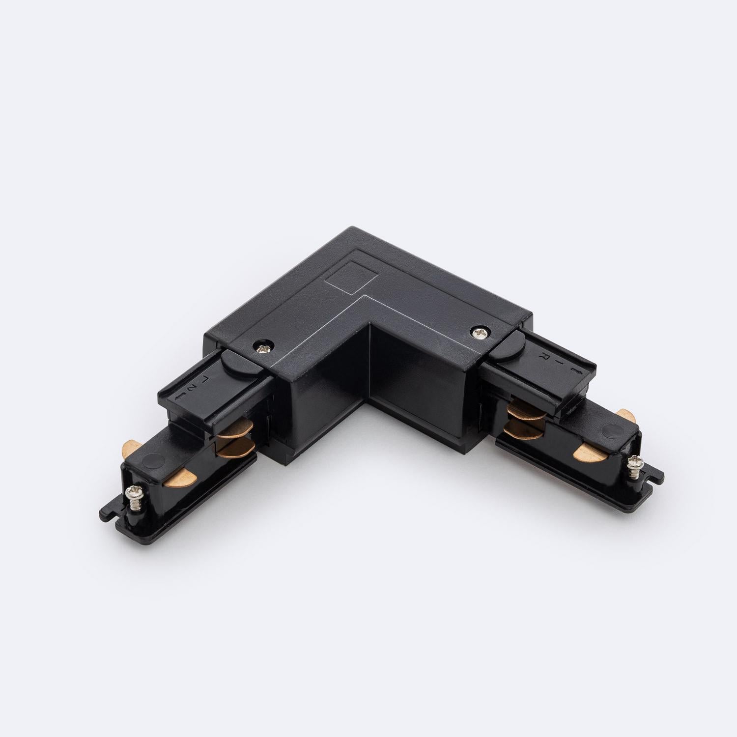 Ledkia Conector Right Side Tipo L para Carril Trifásico DALI Negro ...
