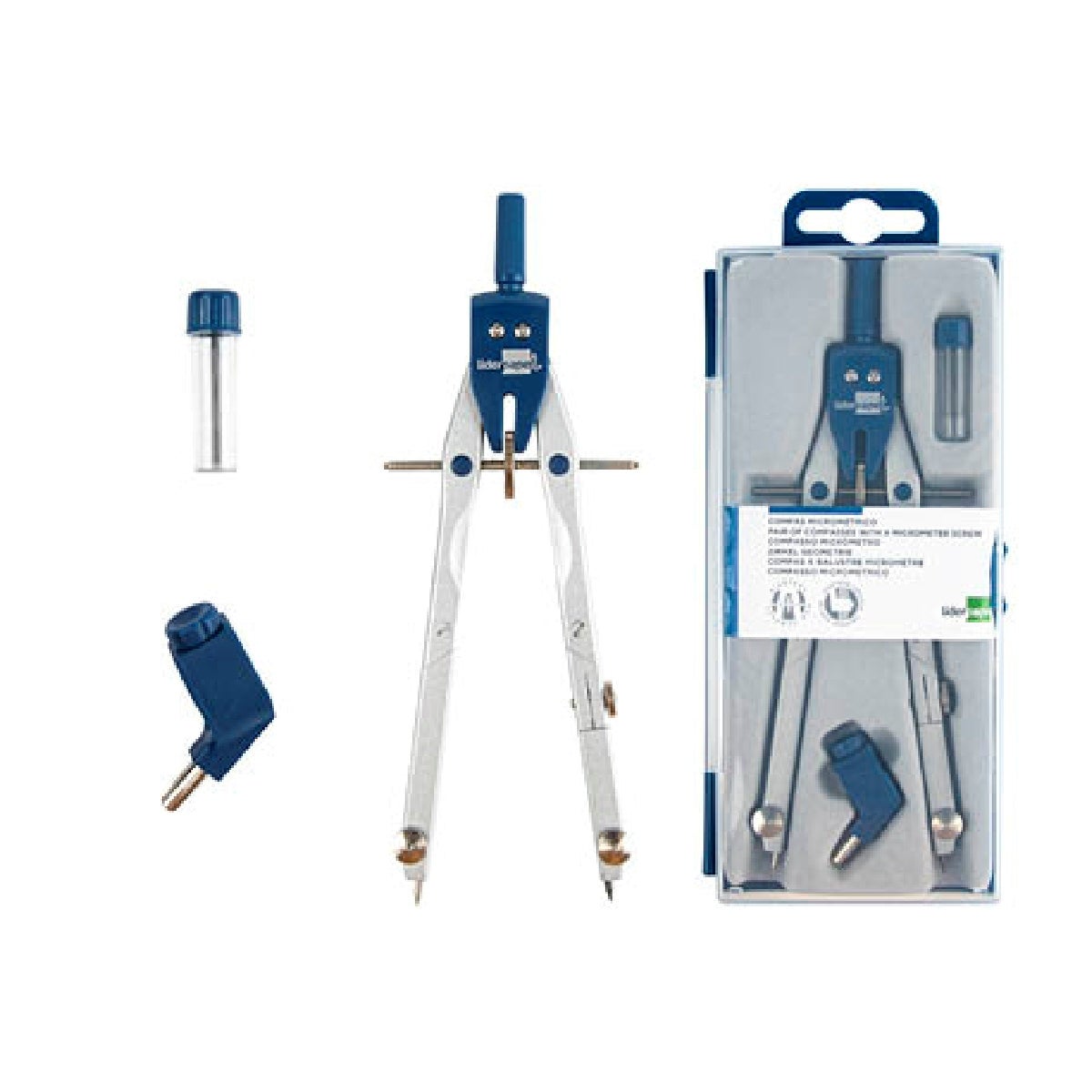 LIDERPAPEL - Compás Micrométrico Con Adaptador | Leroy Merlin