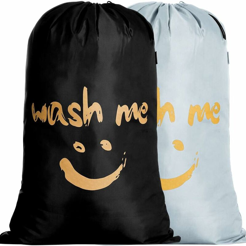 Lot de 2 Sac à Linge Large Sacoche à Linge Pliable Sac de Rangement ...