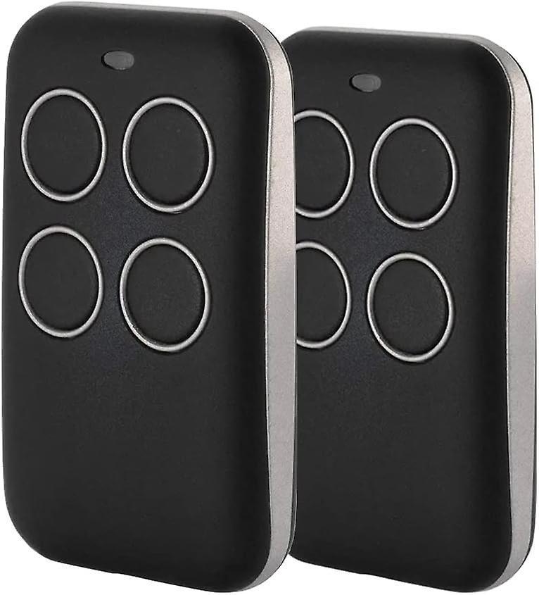 Universal 433 MHz 2-Pack Remote Control for Gates, Garage Doors, and ...
