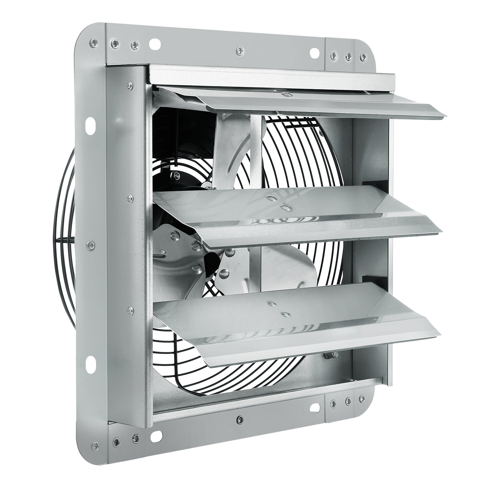 Extractor de aire con persianas, extractor de aire montado en la pared ...