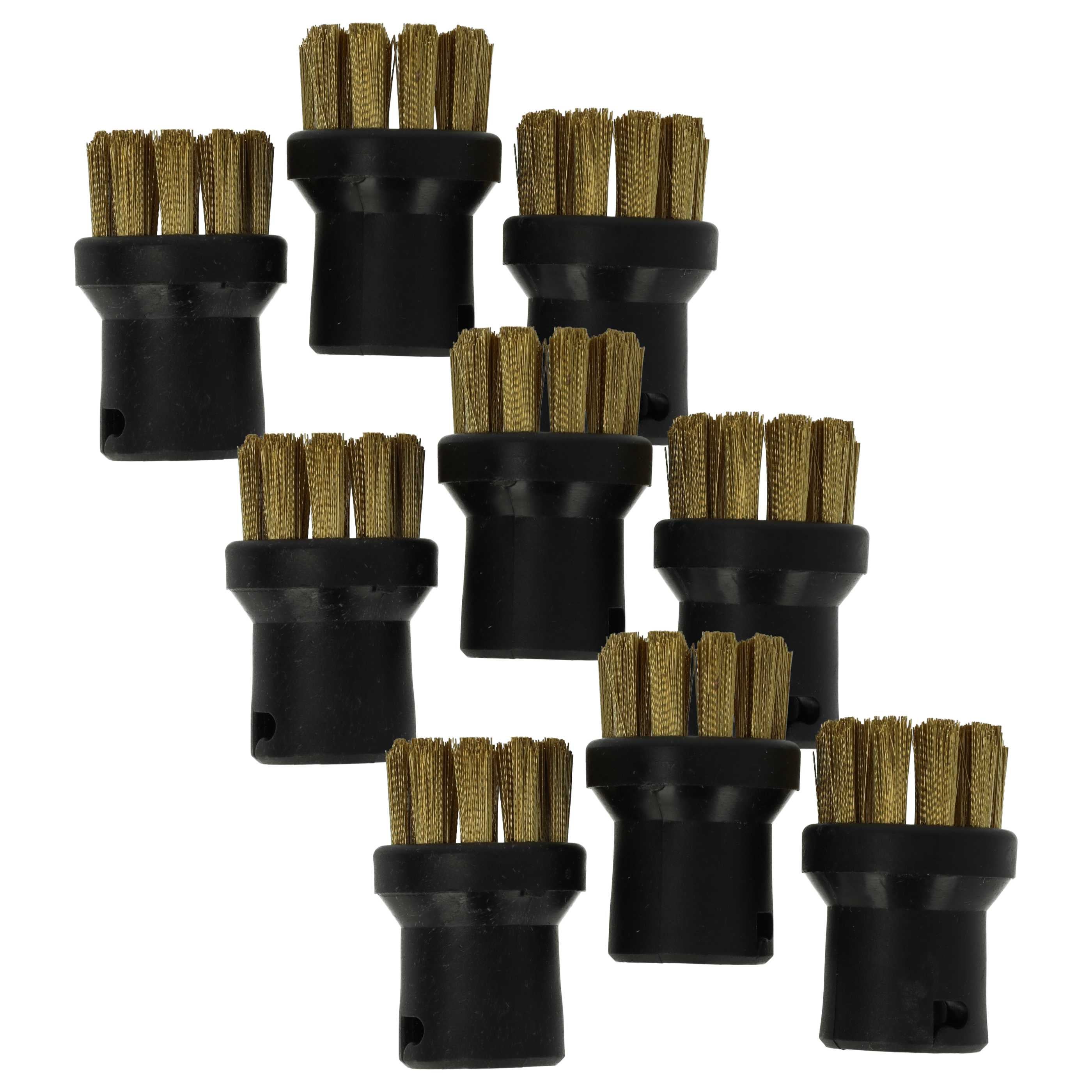Vhbw 9x brosse arrondie compatible avec Kärcher SC 3 EASYFIX YELLOW, SC ...