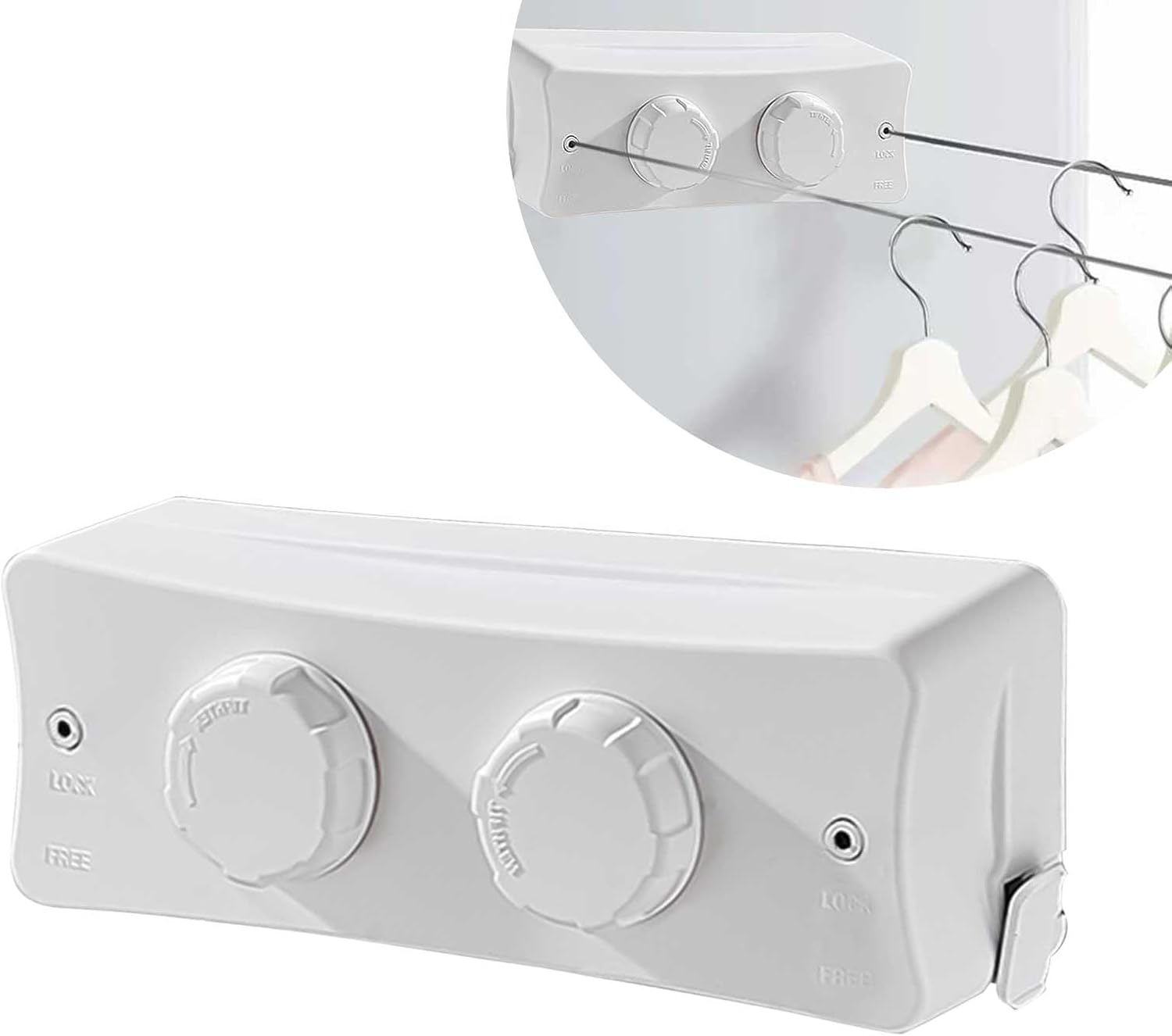 Fil A Linge Retractable Mural, 5,1m Fil A Linge ExtéRieur Retractable ...