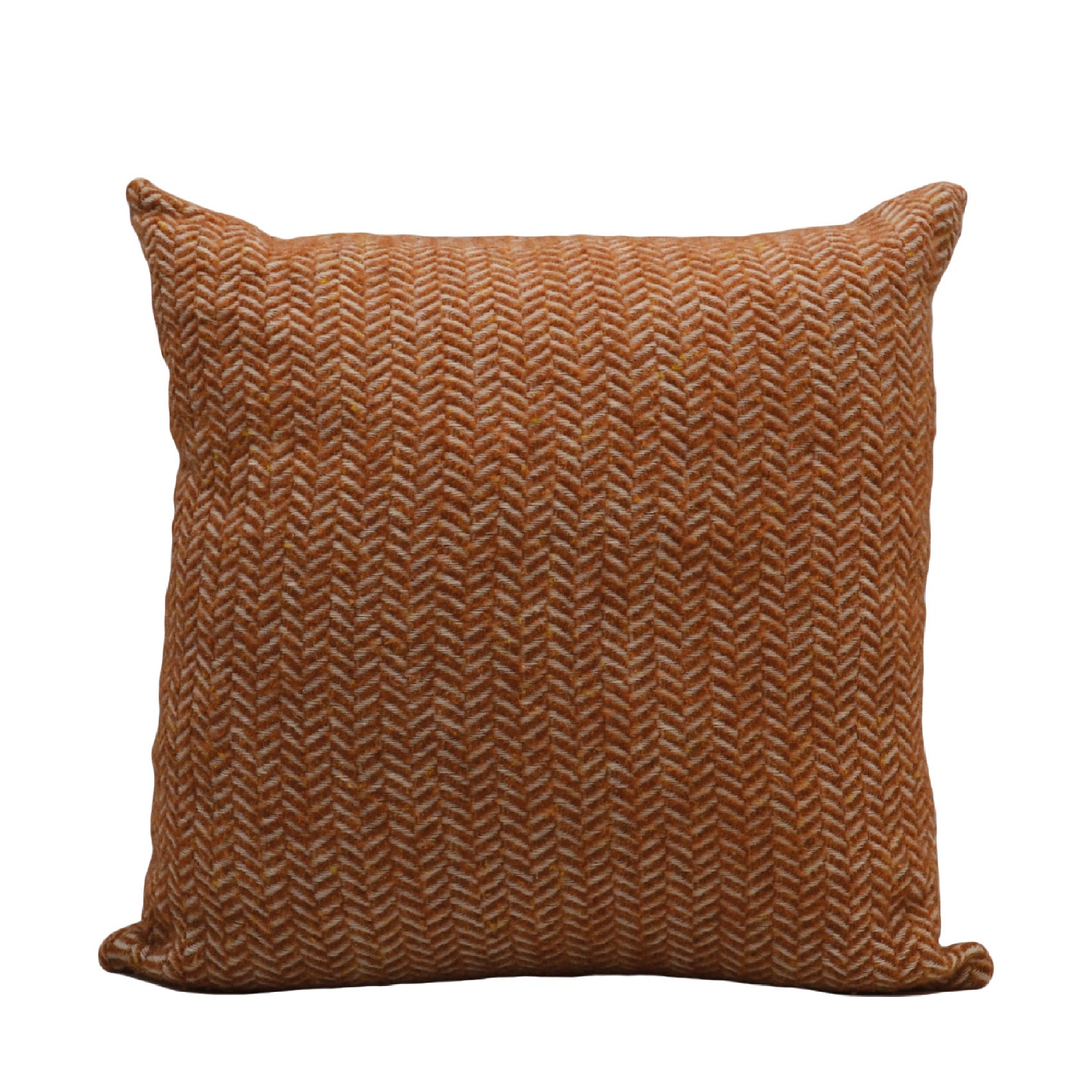 Housse de coussin en laine avec motif chevron - Marron Brun - 45x45 cm ...
