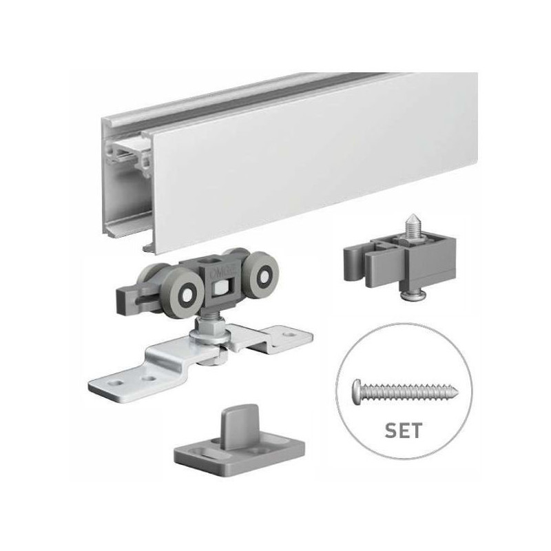 Kit Riel Puerta Corredera Cm 190 1400 Omge | Leroy Merlin