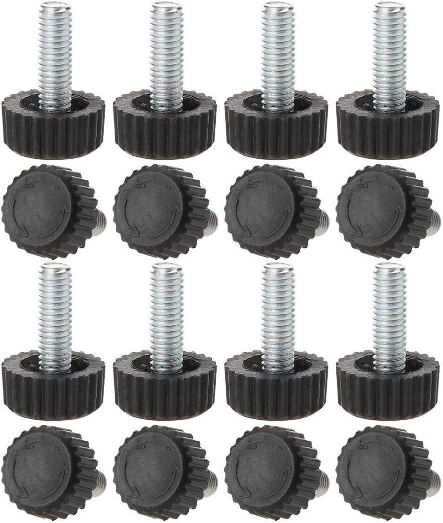 16 Pcs Patas de Nivelación de Muebles Ajustables M6 x 18 x 18mm Patas ...