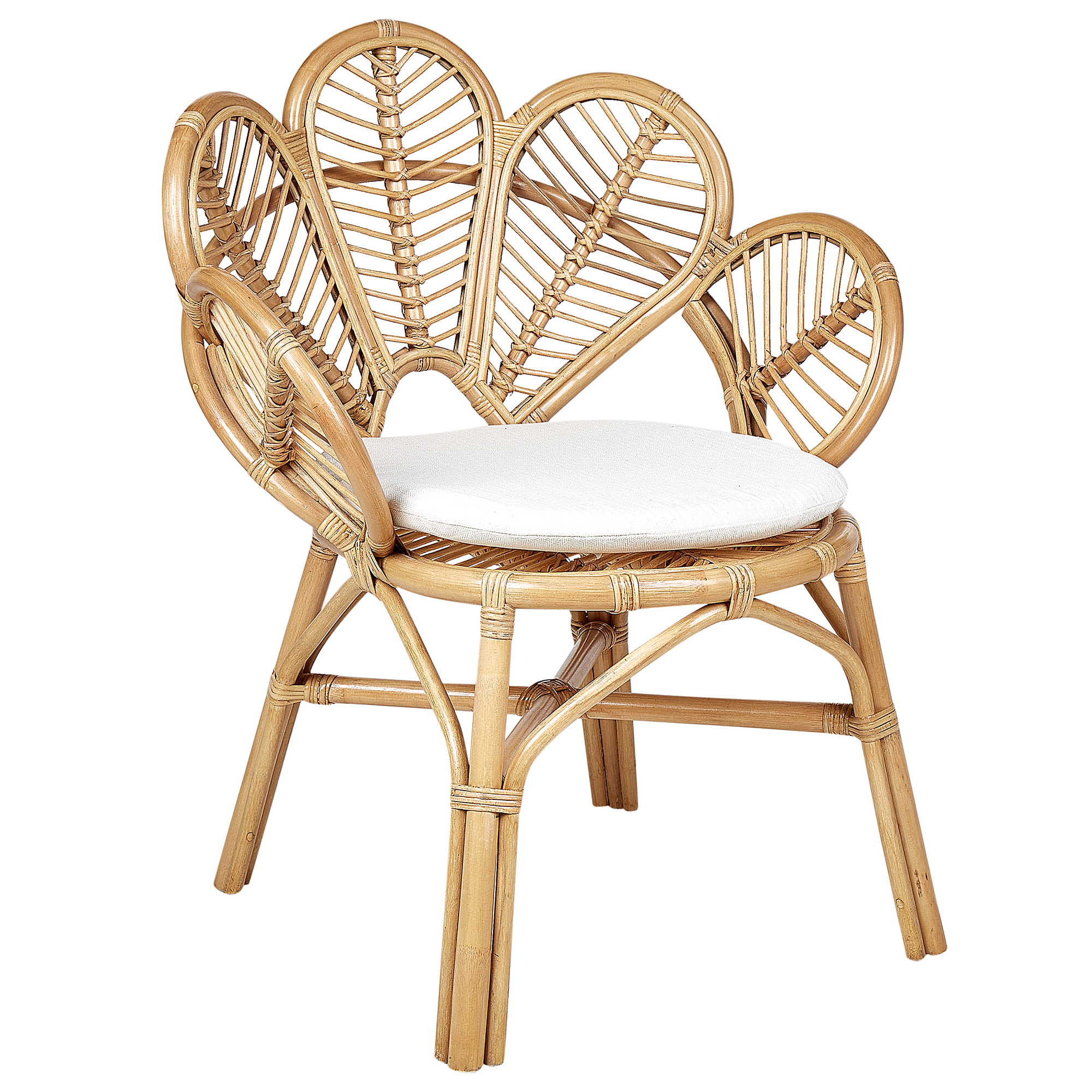 Chaise paon FLORENTINE II Rotin Naturel | Leroy Merlin