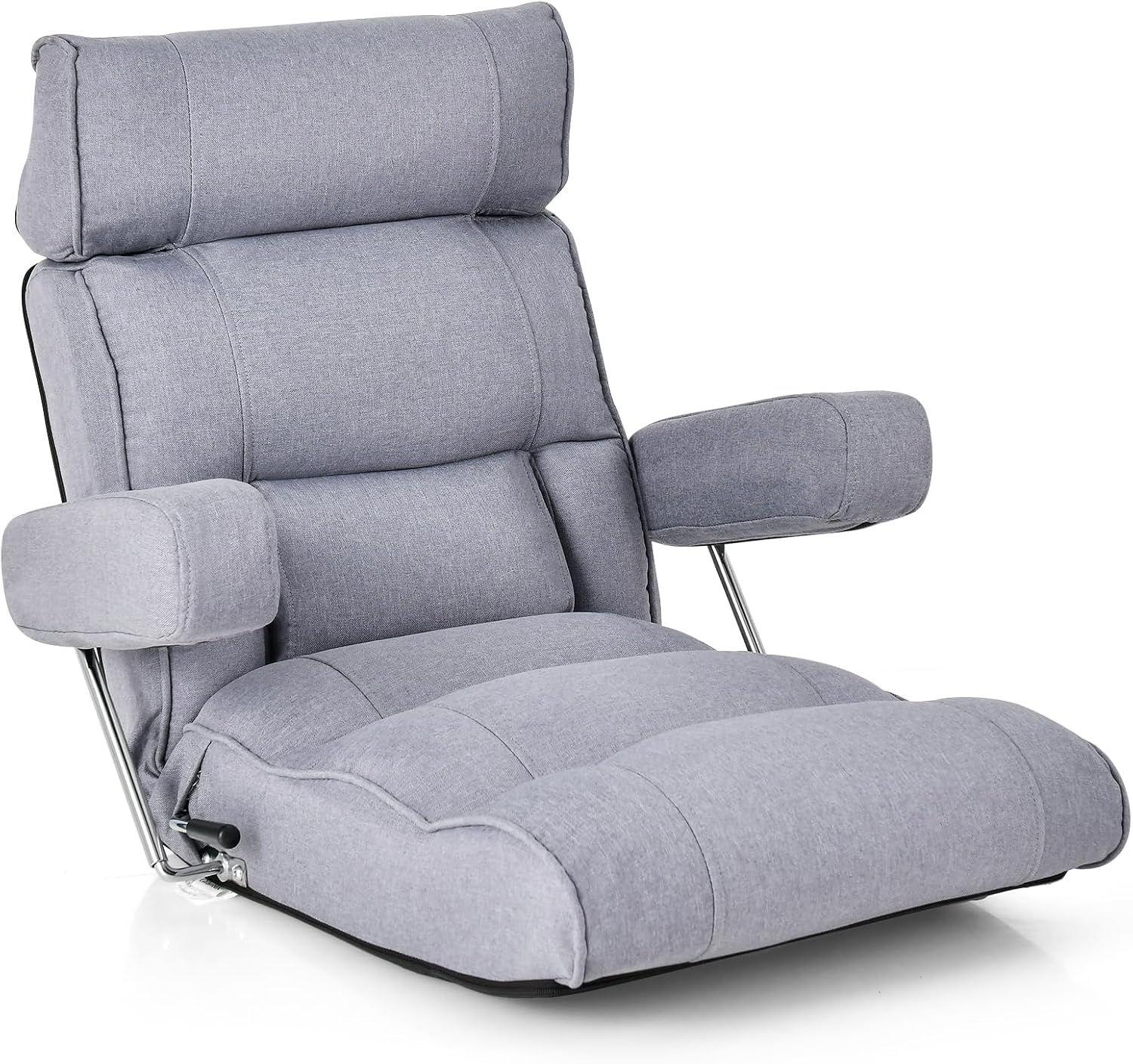 Fauteuil de Sol Pliable, Fauteuil Ergonomique avec Dossier Réglable ...