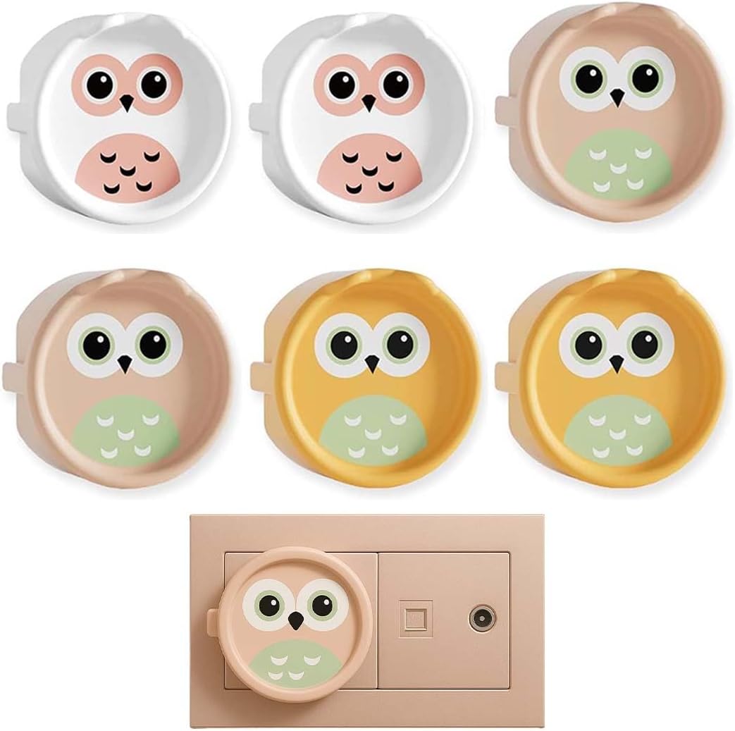 6 Pièces Cache-prises F en silicone, Sécurité Enfant, Cache-prise ...