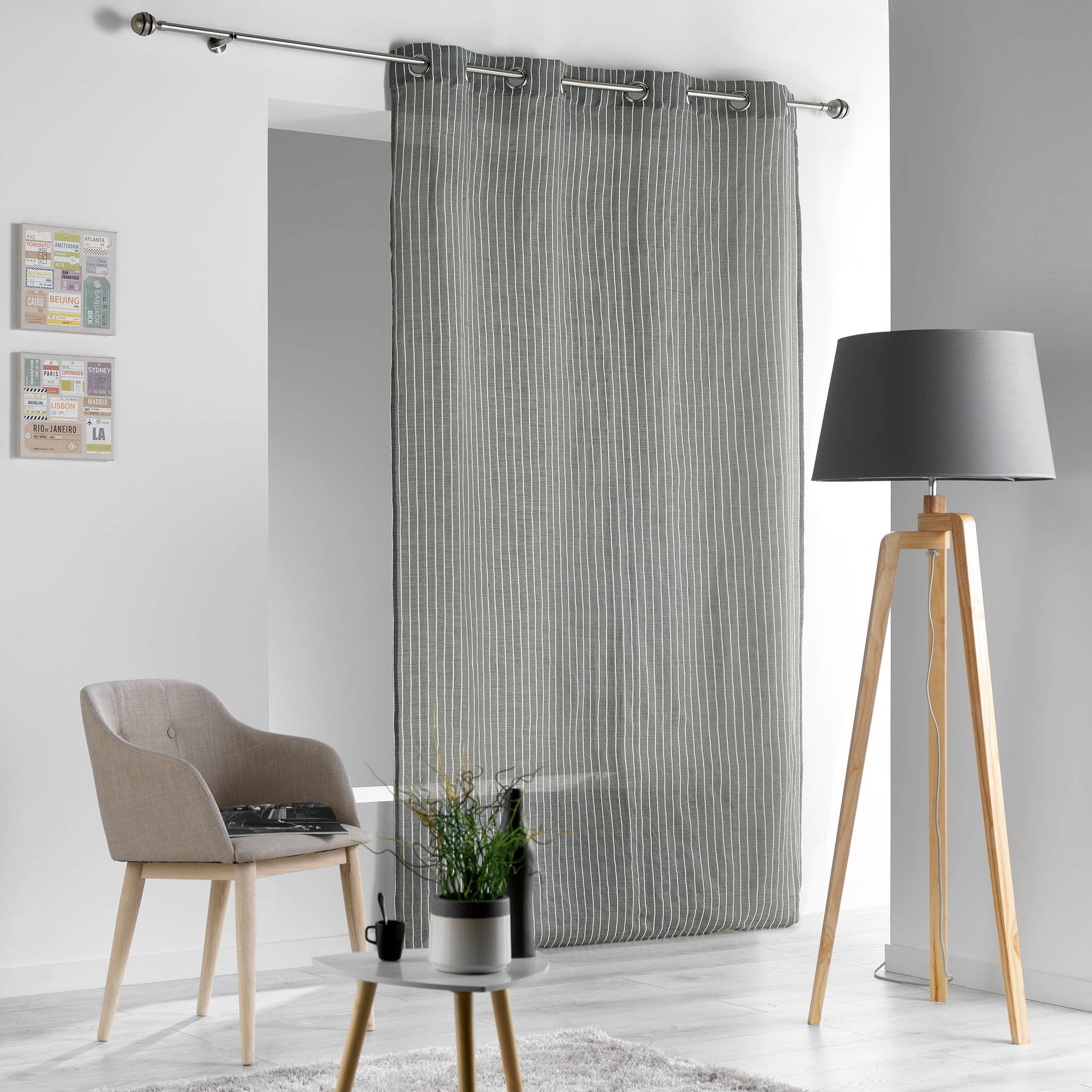 Rideau de fenêtre moderne SOFIANE, 140 x 260 cm, Douceur d'intérieur ...