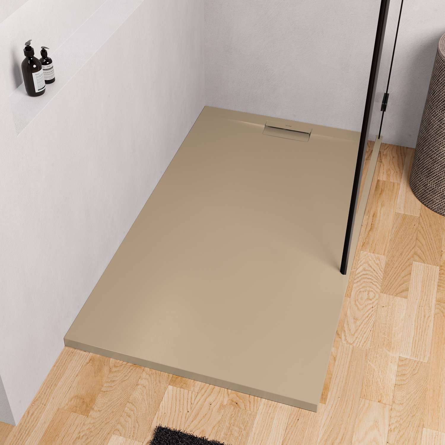 Plato de ducha POALGI - 80x100 cm - Albero - Serie Supra - Extraplano y ...